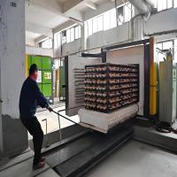 China High Performance Shuttle Kiln for Industrial Use with 1800°C Temperature Capacity and Automated Controls for sale
