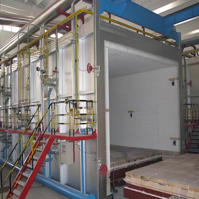 China 1700C Electric Shuttle Kiln High Temperature Firing Kiln for Alumina Ceramic Sintering Process for sale