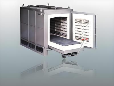 China Industrial Shuttle Kiln with 1600°C Max Temperature and 30% Energy Savings for Ceramics, Glass & Metal Processing for sale