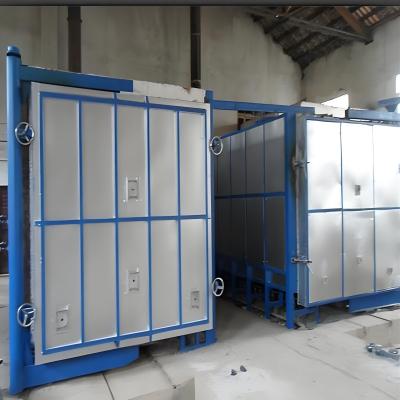 China 1600C Electric Shuttle Kiln Automatic Programmable Kiln for Advanced Ceramics Precise Firing for sale