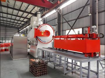 China High Capacity Vacuum Hardening Furnace with 1600°C Temperature Range and 10^-6 mbar Vacuum Level for Industrial Thermal Processing for sale