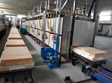 China High Temperature Tunnel Kiln with Heat Recovery System for Brick Ceramic Production Custom Size for sale