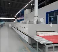 China Continuous Firing Cycle Roller Kiln 1350°C Custom Diameter Natural Gas Heating Fuel for Ceramic Industry for sale
