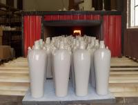 China Full-Automatic Roller Kiln 1350°C Natural Gas Continuous Firing Custom Diameter for sale