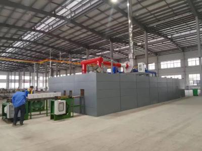 China Glass Ceramic Processing Push Plate Kiln 800-1200°C Continuous Precise for sale