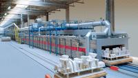 China Energy-Saving Roller Kiln for Sanitaryware: Heavy-Duty Rollers & Reduced Warping for sale