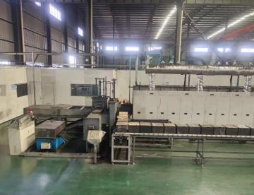 China Customizable Width Pusher Kiln with Natural Cooling or Forced Air Cooling Method for sale