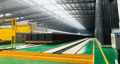 China Automatic Brick Tunnel Kiln 50-500 TPD Capacity Natural Gas Fired with PLC Control Up to 1300°C for sale