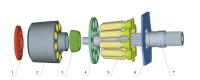 China Hydraulic Piston Pump Rexroth A4VSO28/40/45/50/56/71/125/180/250/355/500 for sale