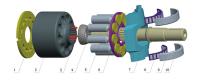 China Hydraulic Piston Pump Rexroth A10VG28/45/71/90/125/180/250 for sale