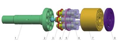 China Hydraulic Piston Kayaba Pumps KYB37/87 for sale
