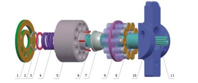 China Hydraulic Piston Pump Kayaba PSVD2-19E Kayaba Pumps for sale