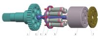 China Hydraulic Pumps And Motors KOMATSU PC200-7 SWING MOTOR for sale