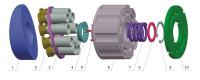 China Hydraulic Pumps And Motors YC35-6 Swing Motor for sale