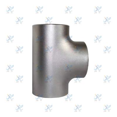 China Stainless steel forged high-pressure pipe fittings, welded tee stainless steel pipe fittings for sale