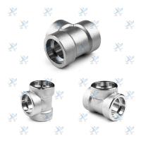 China Stainless steel forged high-pressure pipe fittings, welded tee stainless steel pipe fittings for sale