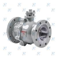 China DN100 Casting Forged Steel Carbon Stainless Steel Flanged End Handwheel Floating Ball Valve for sale