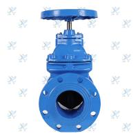China PN16 DN100 Non Rising Stem Resilient Flanged Gate Valve Wedge Gate Valve 200psi Soft SealSteel Gate Valve for sale