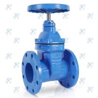 China PN16 DN100 Non Rising Stem Resilient Flanged Gate Valve Wedge Gate Valve 200psi Soft SealSteel Gate Valve for sale