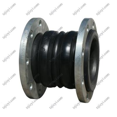 China DIN ANIS JIS SS304 flange type double sphere rubber expansion joint EPDM NR NBR rubber for sale