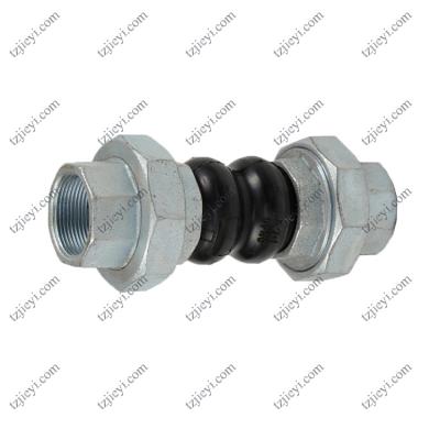 China Floating flange double spherical flexible bellow threaded rubber expansion joints for sale