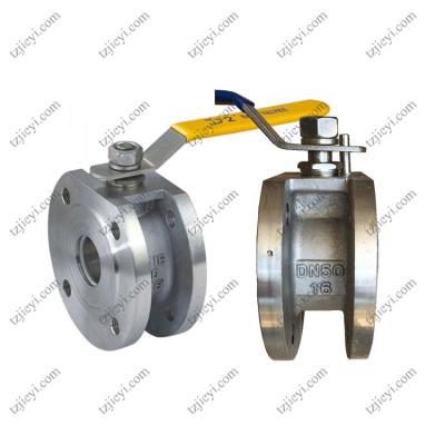 China Stainless steel clamp type ball valve with ISO5211 mounting pad for sale