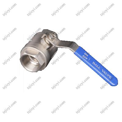 China High quality 2 pcs female thread flat lever handle cf8m stainless steel ball valve for sale