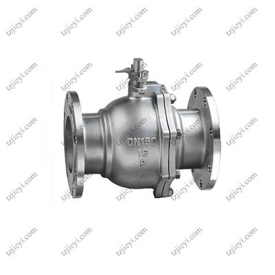 China DIN JIS GOST Standard Casting Forged Steel Carbon Stainless Steel Flanged End Handwheel Floating Ball Valve for sale