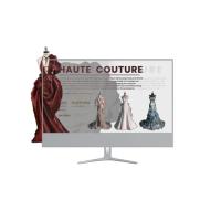 China 30inch OLED transparent digital signage with touch or non touch table stand advertising monitor for sale