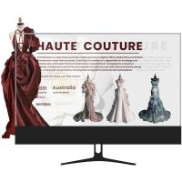 China 30inch OLED transparent digital signage with touch or non touch table stand advertising monitor for sale