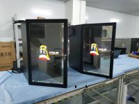 China 55inch AI Digital Man OLED Transparent Digital Signage with Robot for sale