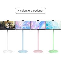 China Four Colors Available 27inch Touch Screen Self Service Payment Kiosk Removable Android Digital Signage Freewheeling Screen for sale