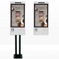 China 21.5/24/27 Inch Self Service Touch Screen Interactive Self Service Android NFC POS Printer Kiosk for sale
