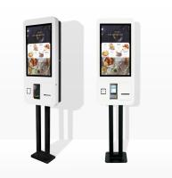 China 21.5/24/27 Inch Self Service Touch Screen Interactive Self Service Android NFC POS Printer Kiosk for sale