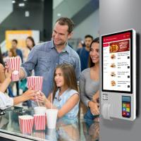 China Stainless Self Service Terminal Kiosk for Restauants ultra Slim Stainless Steel Vertical Wall Hanging 21.5/24/27 Inch for sale