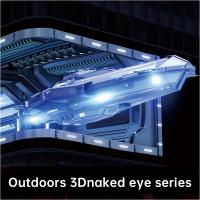 China Outdoor Naked Eye 3D Shopping Mall Advertising LED Video Wall HD Waterproof and Dustproof Customized Digital Signage for sale
