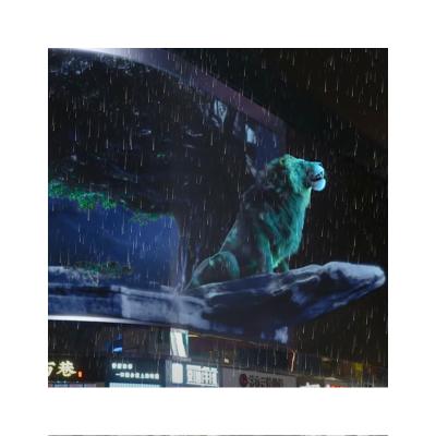 China Customized Naked Eye 3D Indoor and Outdoor Display Ultra HD LED Advertising Videowall Large Shopping Malls for sale