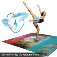 China LED Floor Multiple Point Spacing LED Scroll Screen Floor Tiles Screen GOB Flexible Led Film Fit Commercial Immersive Cave for sale