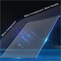 China Transparent Led Film Screen Adhesive Flexible Thin and HD to the Installation Environment of the Project Any Shape for sale