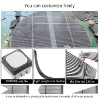China Flexible LED Easy to Install High Customization Anti-interference Energy Conservation Advertising  Indoor Transparent LED Screen for sale
