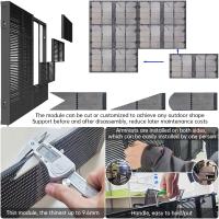 China Transparent Led Film Screen Adhesive Flexible Outdoor High protection and Waterproof Highly Customizable Multiple Installations for sale