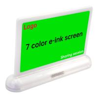 China 7.3 Inch E Ink Seven Colors Display Bluetooth Photo Transfer NFC Name Plate Place Cards & Table Numbers for sale