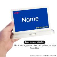 China 7.3 Inch Seven Colors E Ink Transfer Photos Via Bluetooth NFC Place Cards & Table Numbers Name Plate for sale