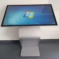 China 55inch Indoor Kiosk Advertising Digital Signage LCD Monitor Android windows System LCD Screen Monitor for sale