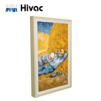 China Art Wooden Frame 32inch Wall Mount Advertising Digital Signage LCD Monitor for sale