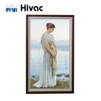 China Art Wooden Frame 32inch Wall Mount Advertising Digital Signage LCD Monitor for sale