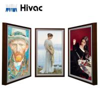 China Art Wooden Frame 32inch Wall Mount Advertising Digital Signage LCD Monitor for sale