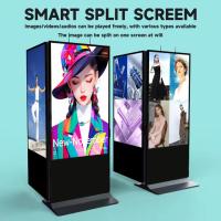 China 55inch Double Side Floor Standing Kiosk  Digital Sigange for sale