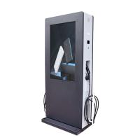 China Double Side Outdoor Charging Pile Advertising Machine Customized Digital Signage Anti Glare High Brightness Outdoor  OOH TOTEM for sale