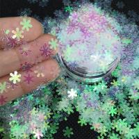 China 3mm Resin Star Glass Bottle Pendant for Winter Holidays Glitter Christmas Snow Shape Polyester Nail Art Gifts Boxes Bulk for sale
